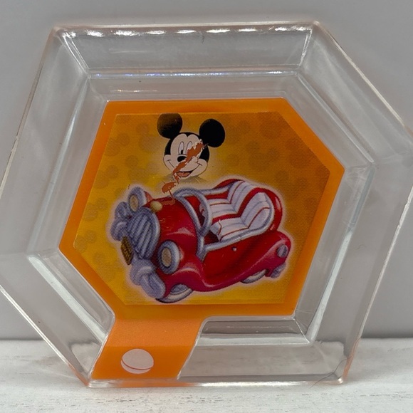 Disney | Toys | Disney Infinity Mickey Power Disc Mickeys Car Mickeys ...